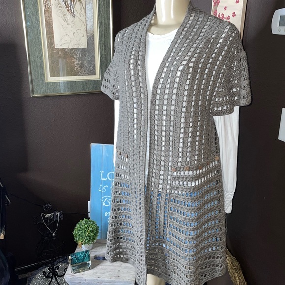 Pure Handknit | Tops | Great Condition Lxl Pure Handknit Cardigan ...